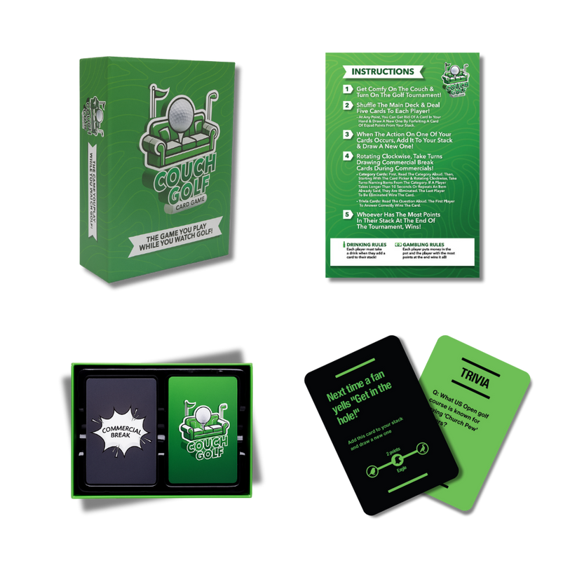 Couch Golf - The Game You Play While You Watch Golf! – Fore Cards