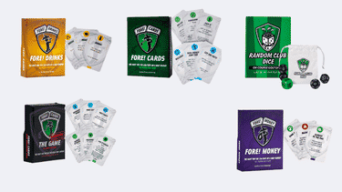 Fore Cards On Course Golf Games - Make your next golf round more fun!