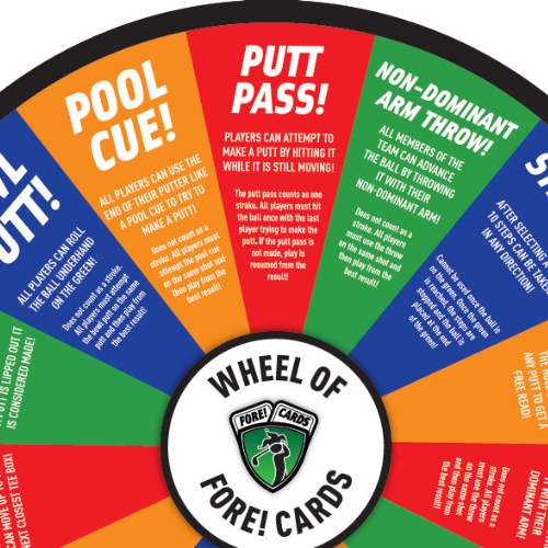 Wheel Of Fore! Cards - Customization Available – Fore Cards