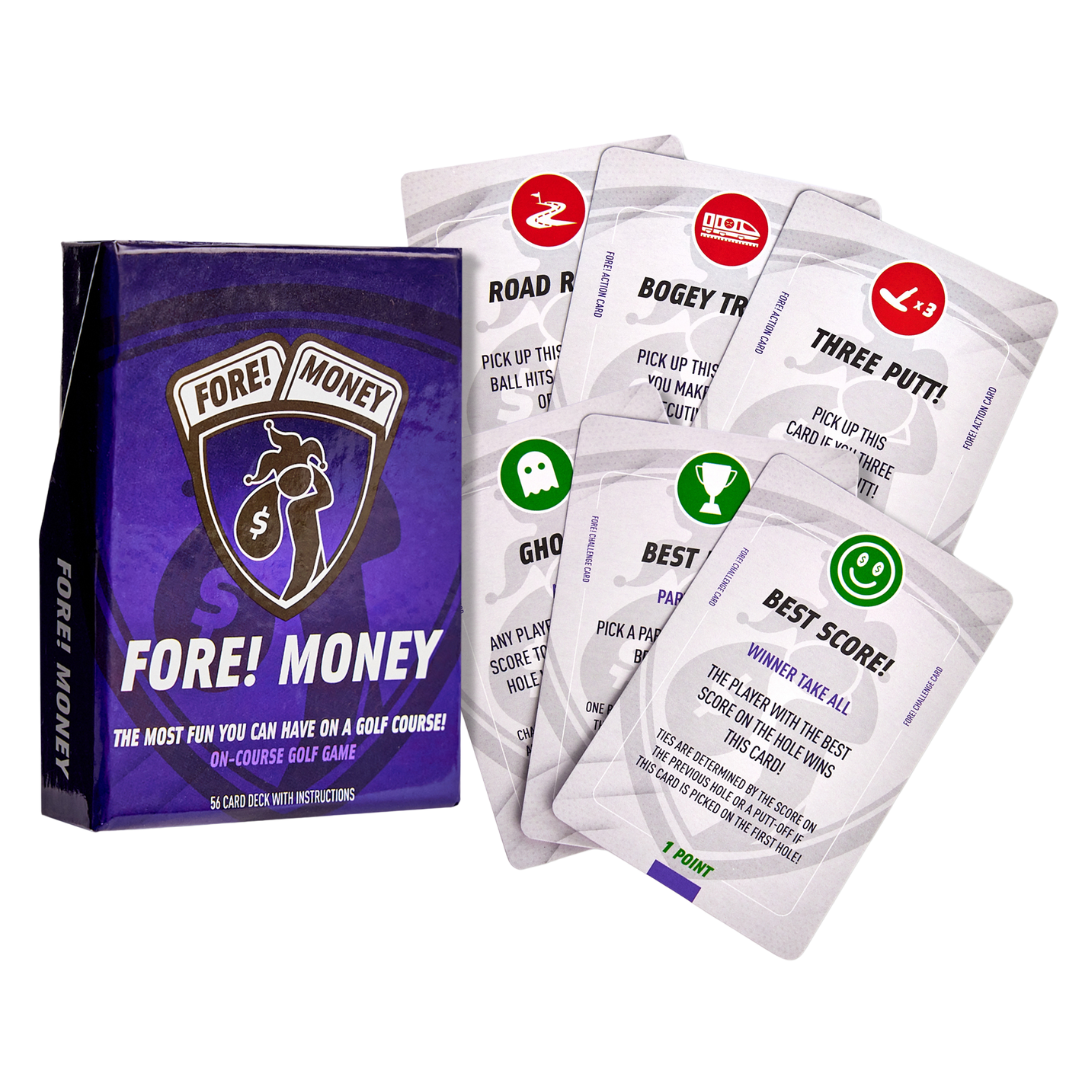 Fore! Money On Course Golf Game – Fore Cards