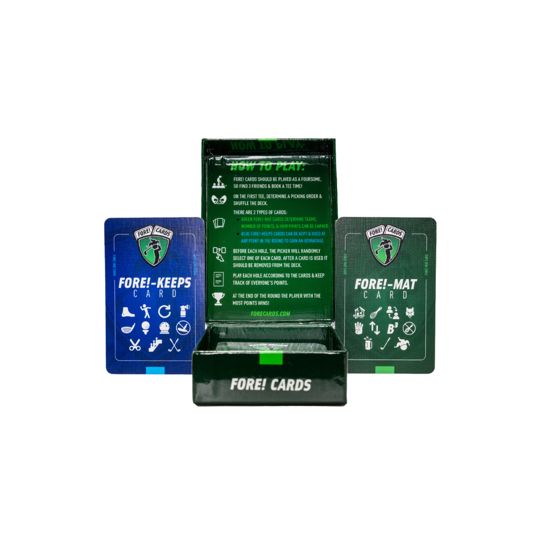 Fore! Cards On Course Golf Game – Fore Cards