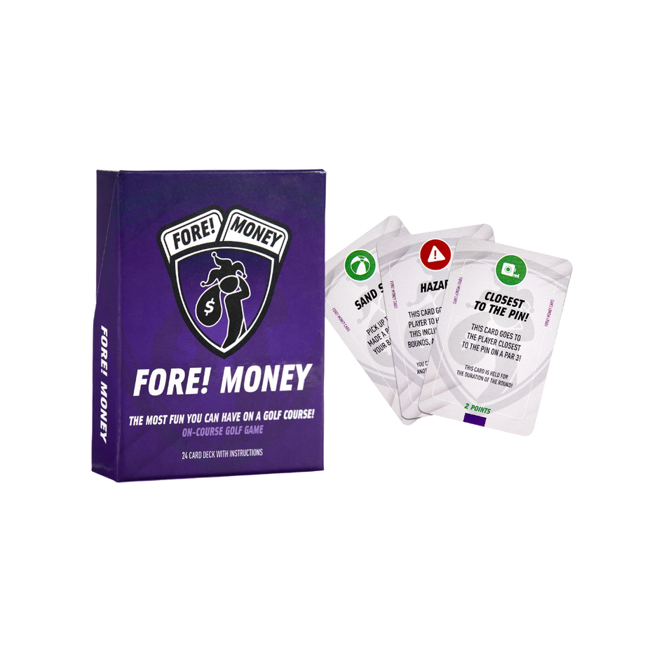 Fore Cards On Course Golf Games - Make your next golf round more fun!